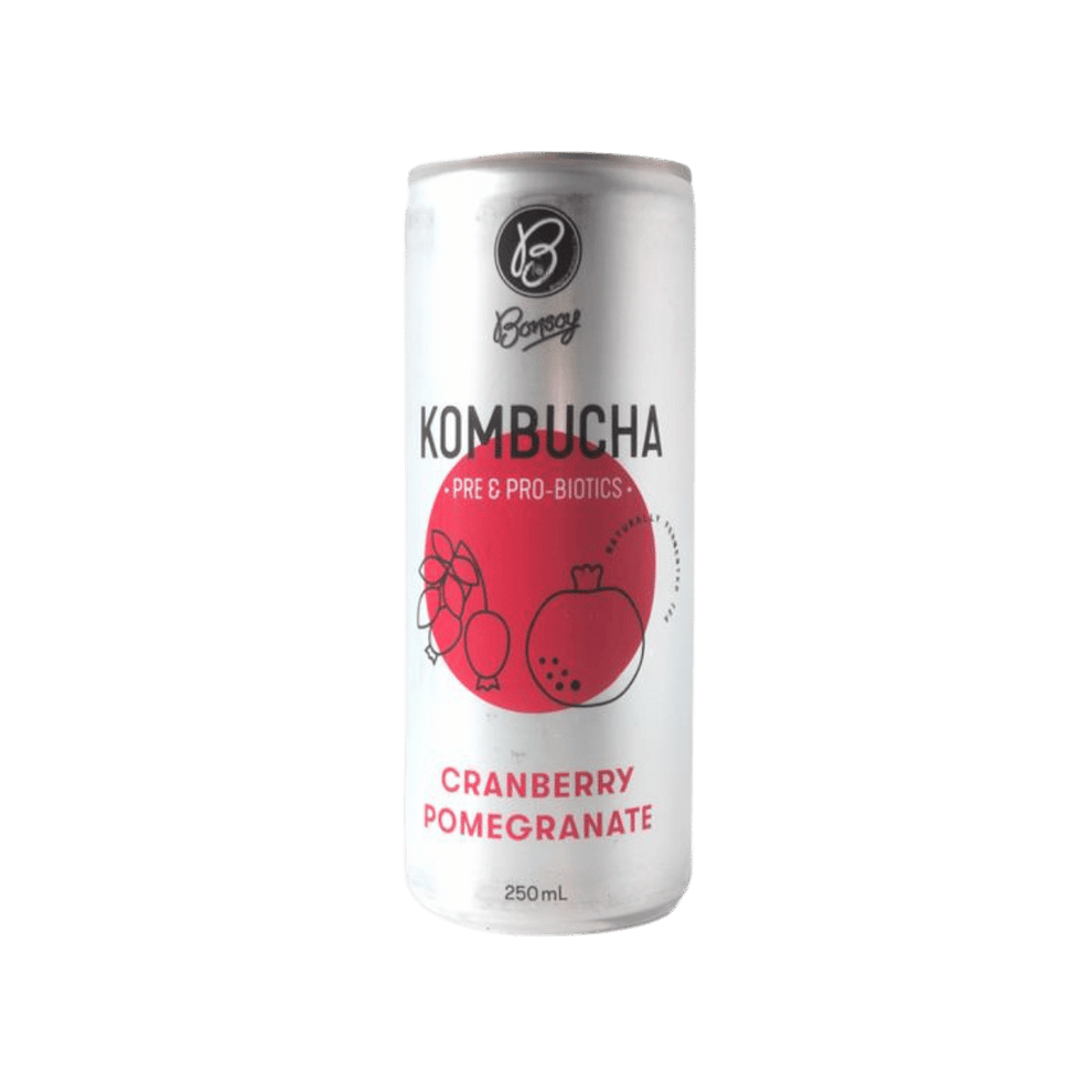 Bonsoy Kombucha Cranberry Pomegranate 250ml (12 pack) - Powered by PopCart™